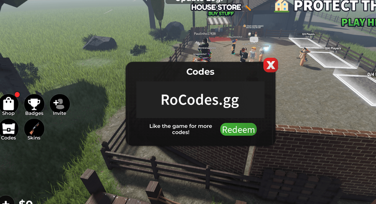 Protect The House Codes (December 2025) - RoCodes